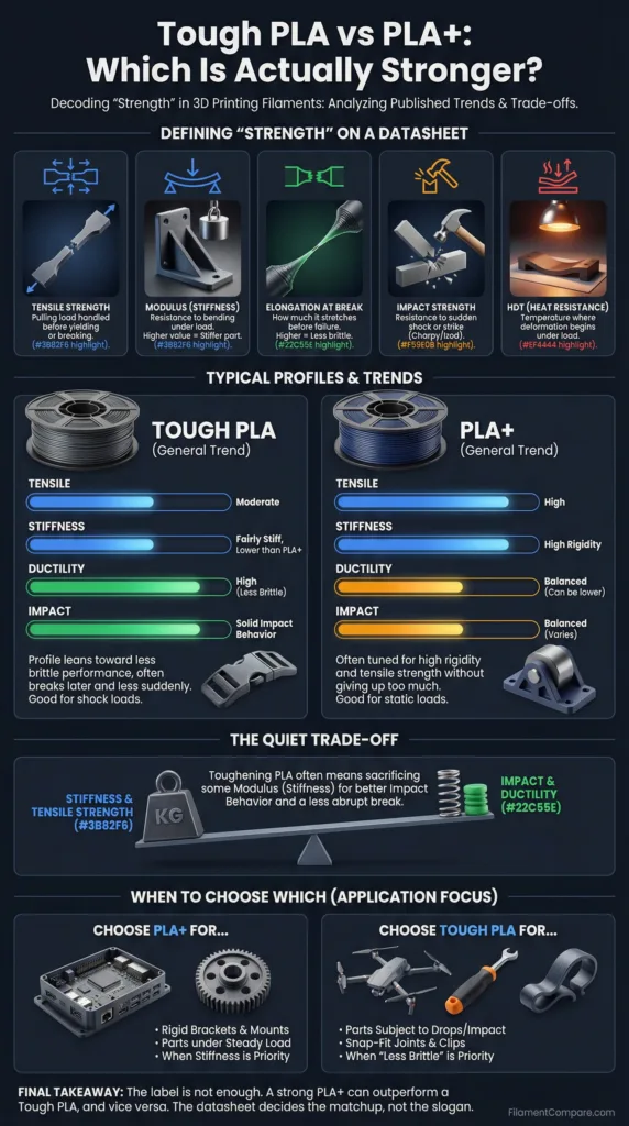 Tough PLA vs PLA+: Which Is Actually Stronger? - FilamentCompare